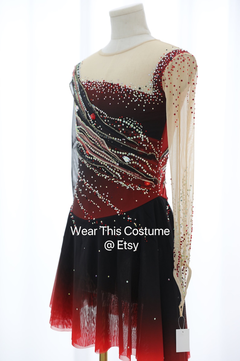 Customized Dress/ Costume/ Figure Skating/ Ice Dance/ Ice Skating ...