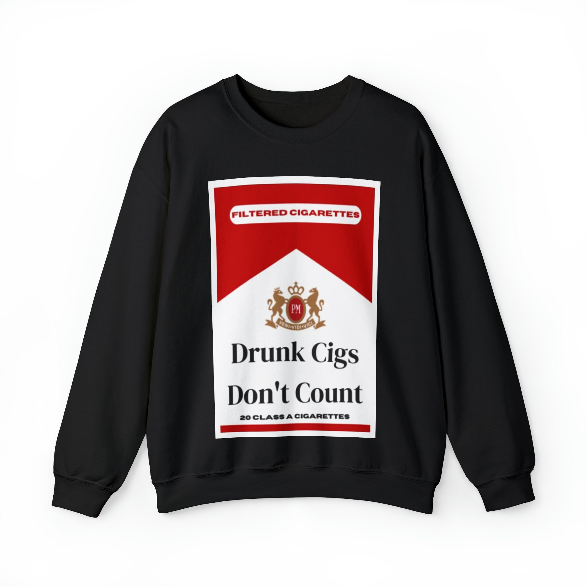 Drunk Cigs Don't Count Hoodie - Etsy