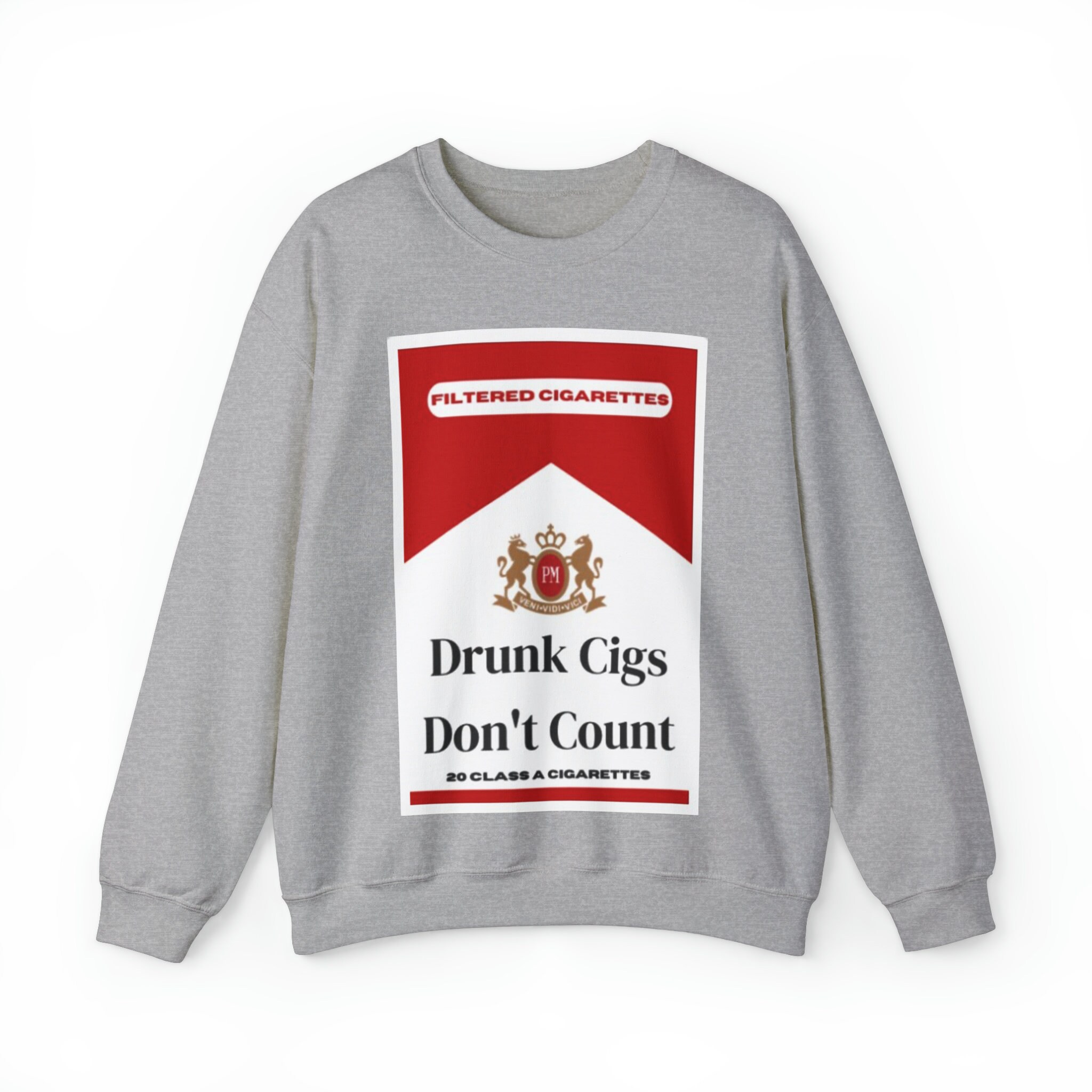 Drunk Cigs Don't Count Hoodie - Etsy