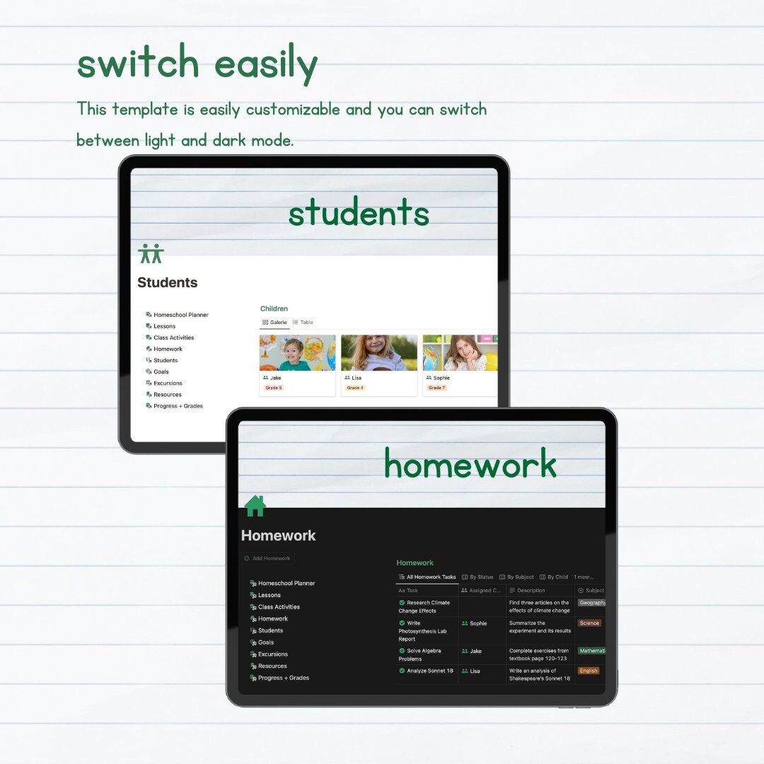 Notion Ultimate Homeschool Planner Template | ALL IN ONE Notion ...