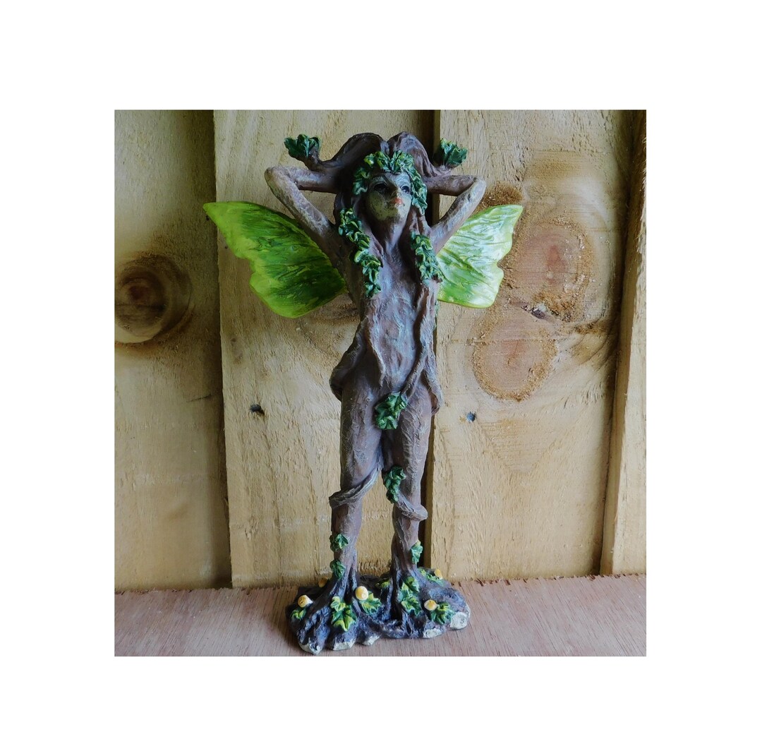 Adoette Forest Sprite Statue Woodland Fairy Spirit Figurine Ornament ...