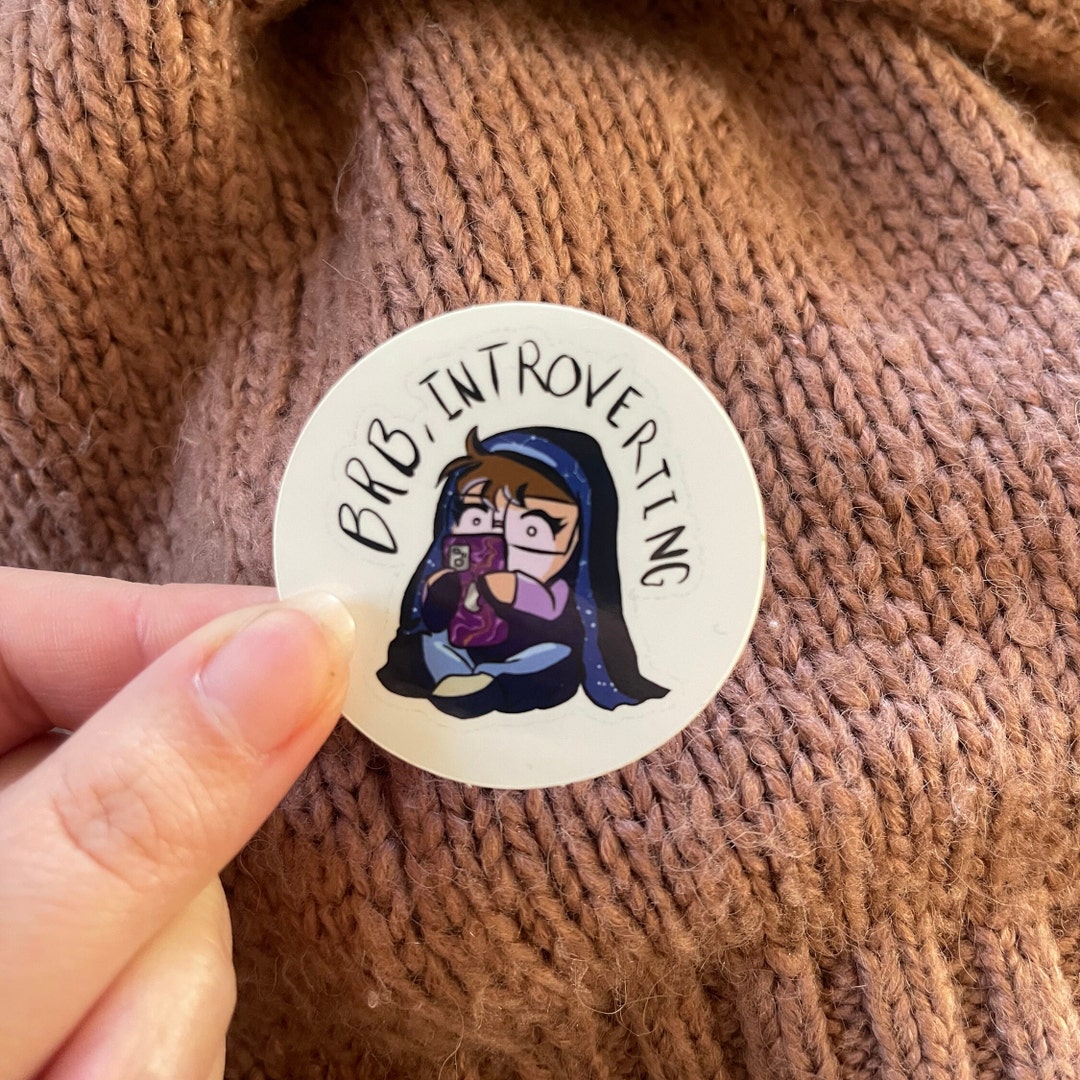 NEUROSPICY STICKER BRB Introverting Neurodivergent Adhd Autism Apparel ...