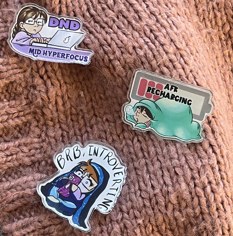 NEUROSPICY PIN (DND Mid Hyperfocus) - Neurodivergent - Adhd - Autism ...