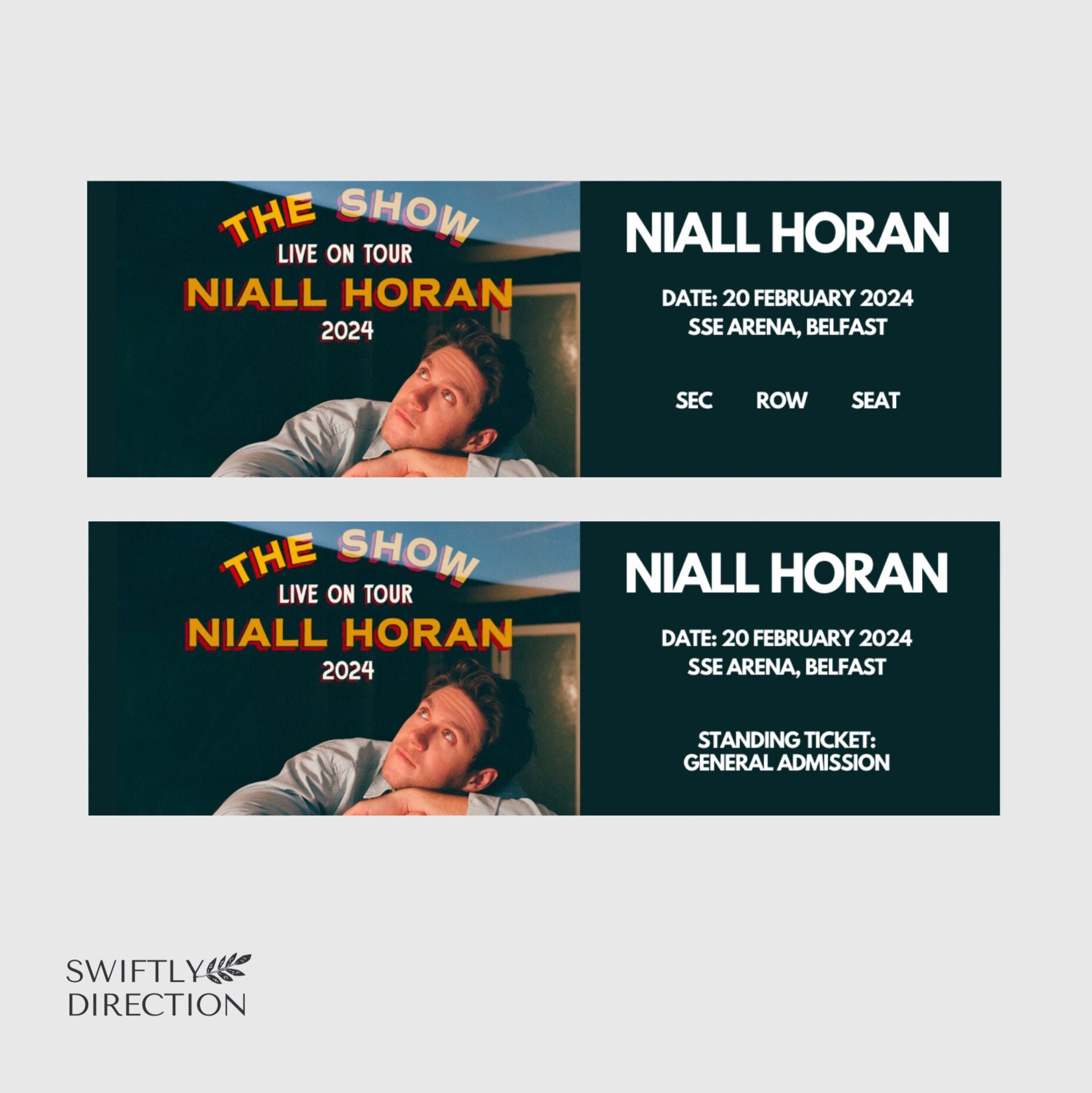 The Show Live on Tour Digital Ticket - Etsy