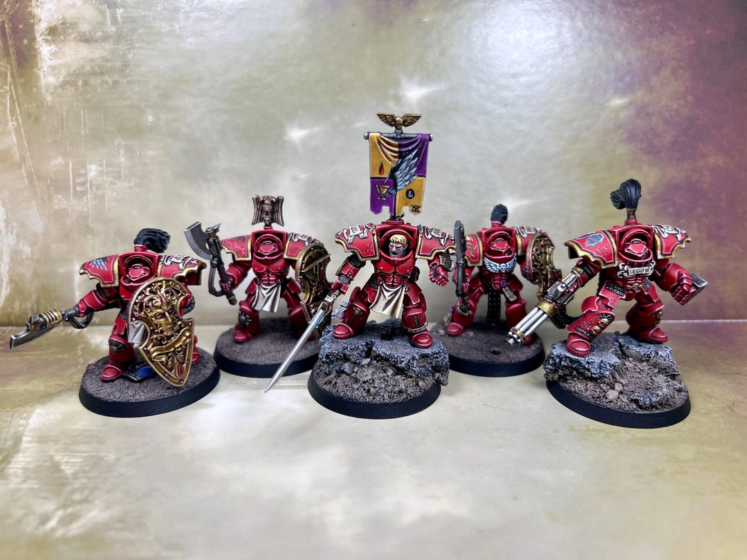 40K/30K Blood Angels Terminators Crimson Paladins - Etsy