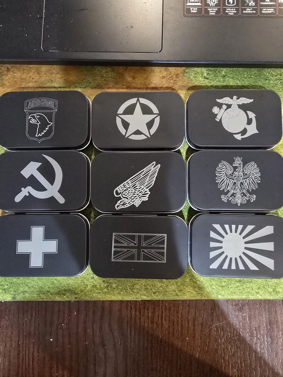 Pin Marker Set With Laser Etched Tin Suitable for Bolt Action - Etsy
