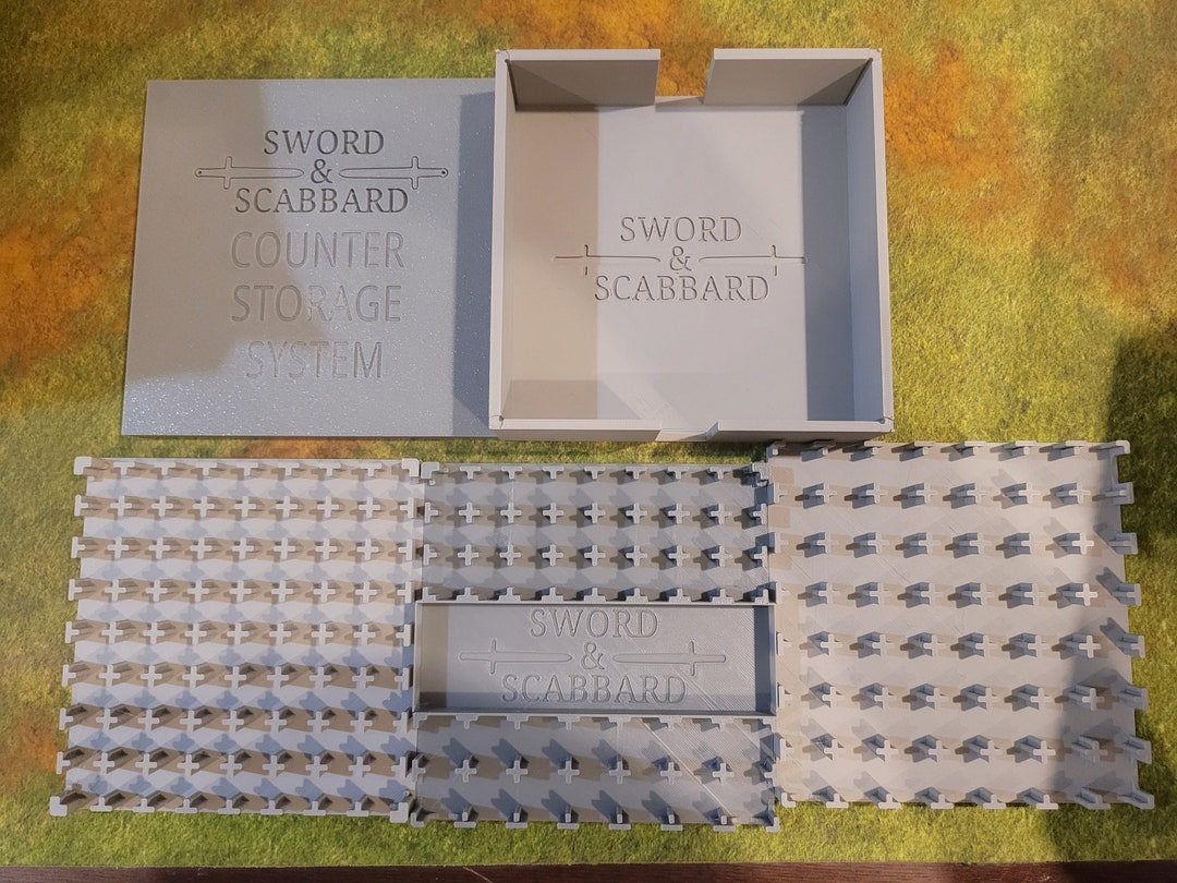 The Scabbard Counter Storage System - Standard 3 Tray Set (ASL ...