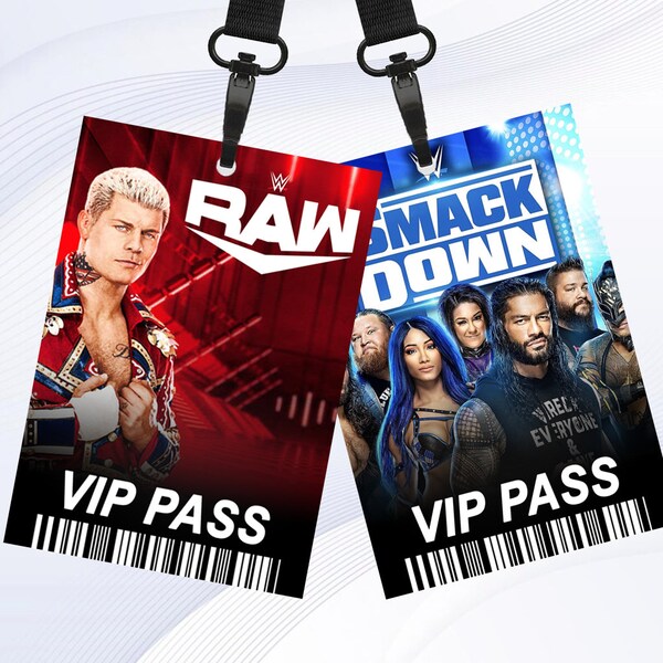 Wwe Birthday Invitations - Etsy