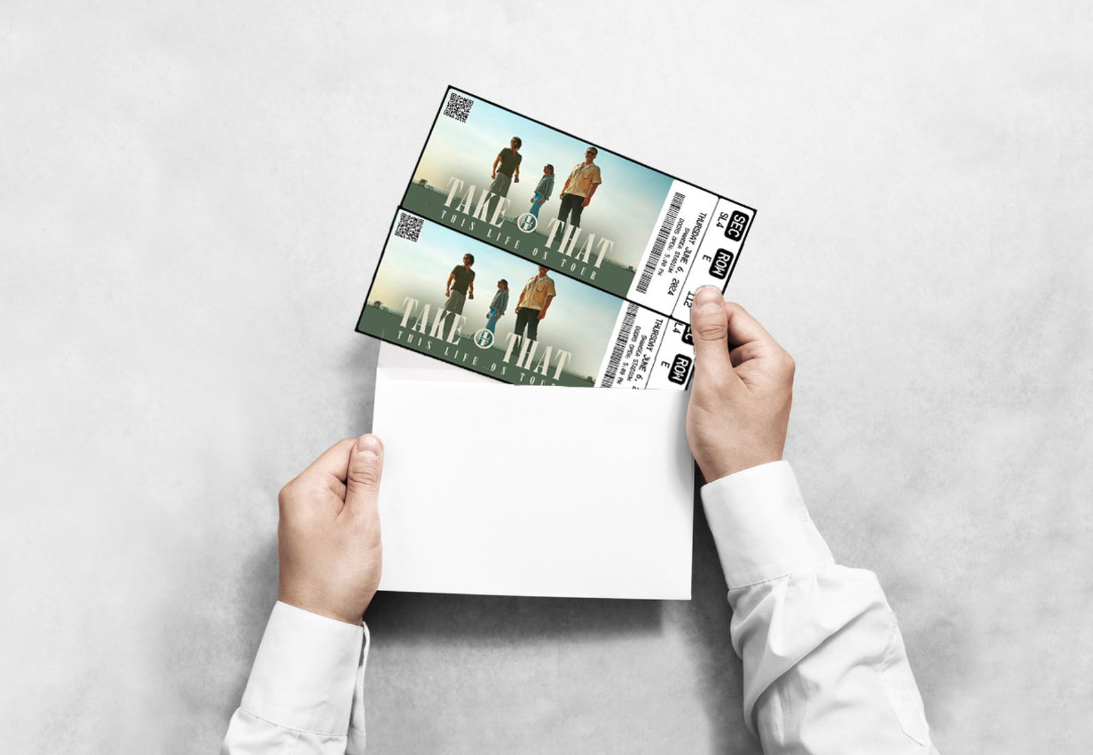 Printable Take That Ticket This Life on Tour 2024 Music - Etsy