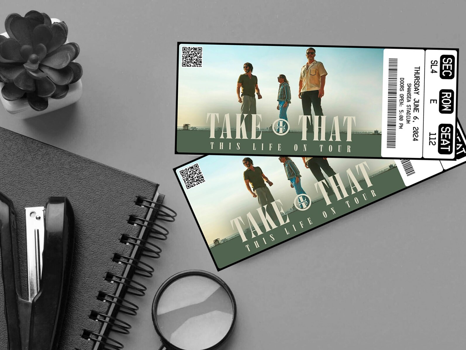 Printable Take That Ticket This Life on Tour 2024 Music - Etsy