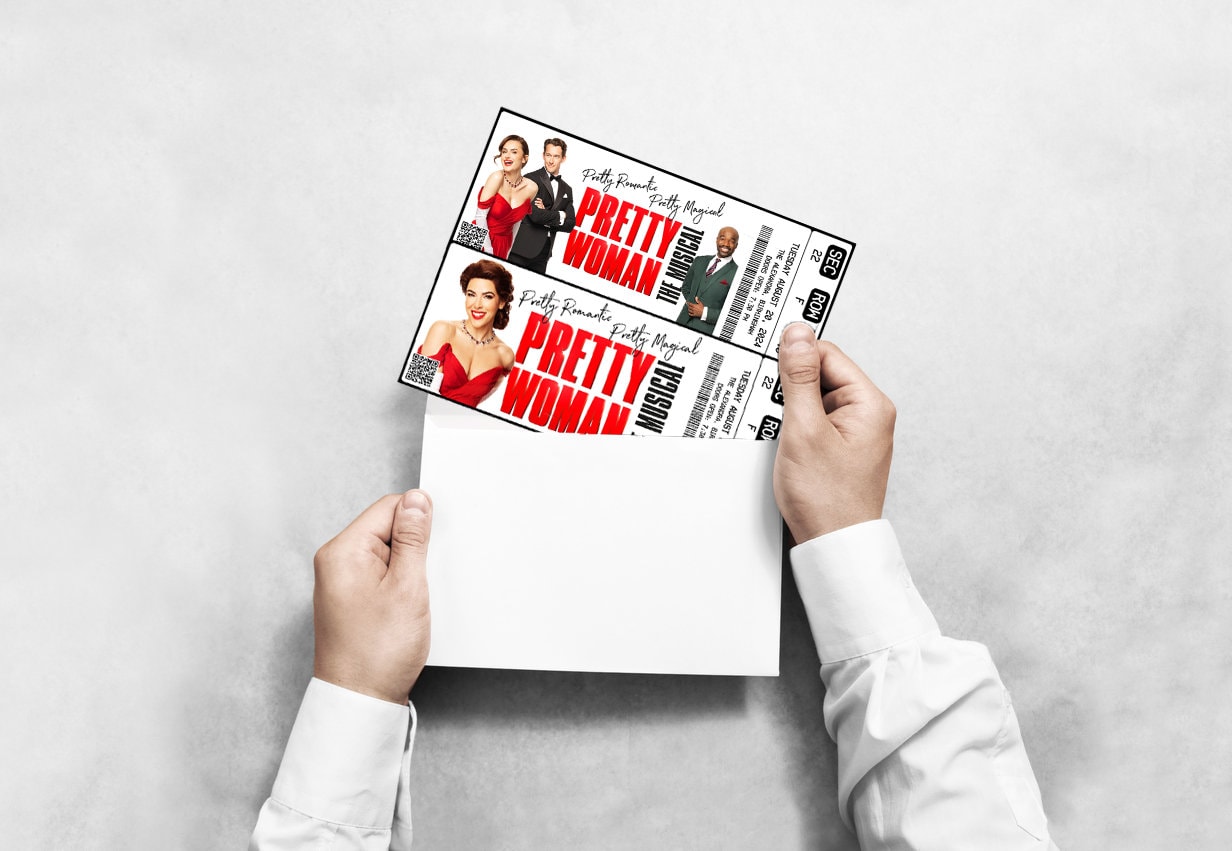 Printable Pretty Woman Theatre Musical Ticket Broadway West End ...