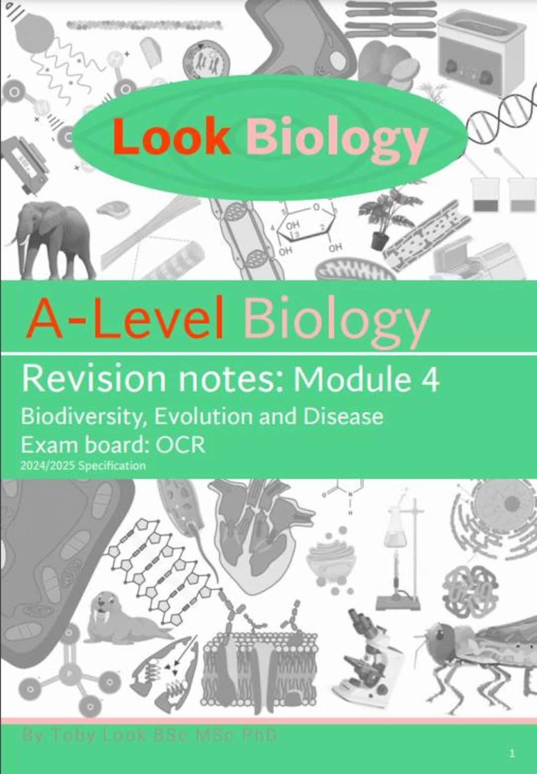 A-level Biology OCR Module 4 Revision Notes Textbook - Etsy