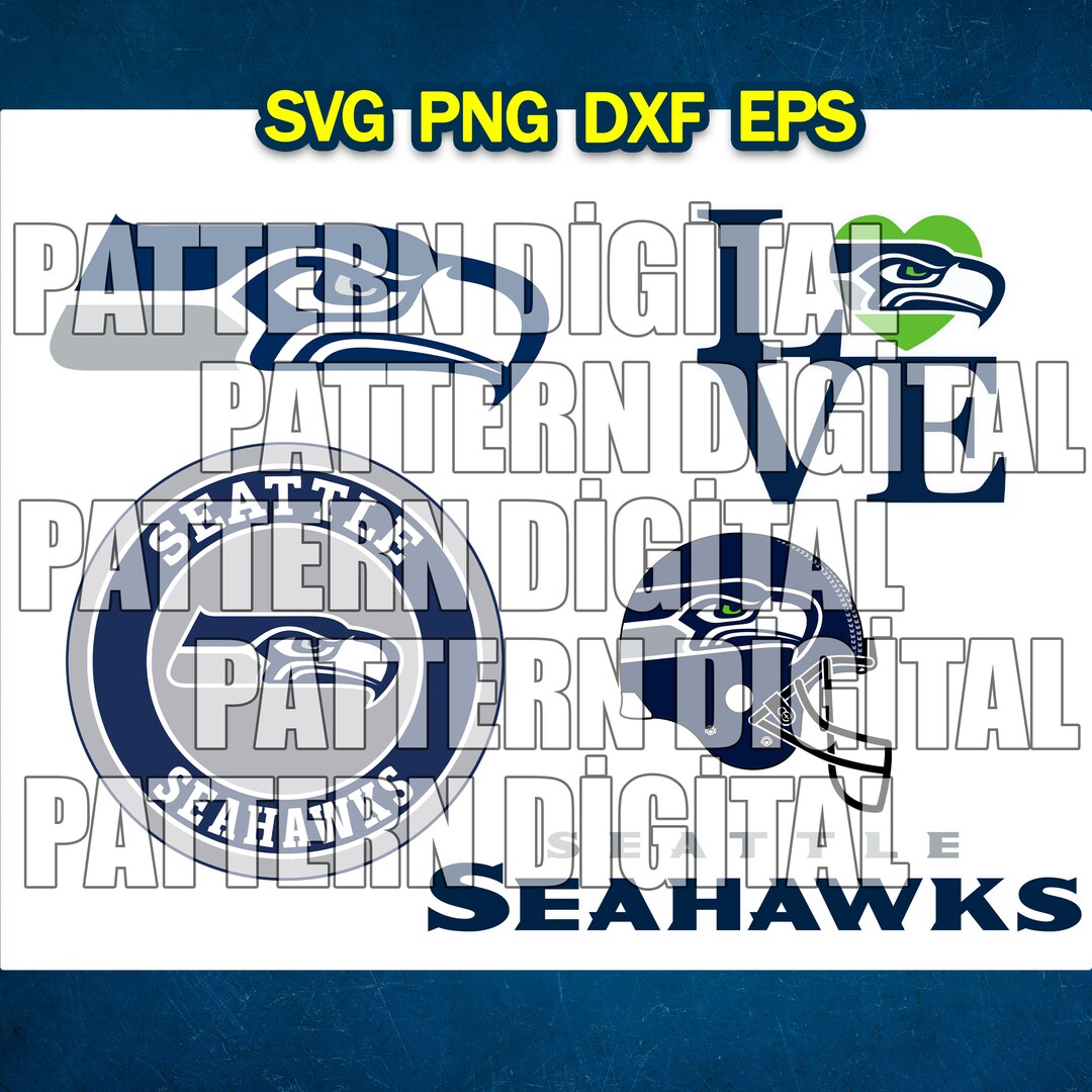 Seattle Seahawkks Football SVG PNG Bundle, Svg Sports Files, Svg for ...