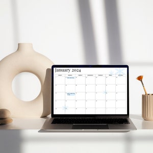 Printable Monthly Calendar USA Holidays and Observances Colorfull - Etsy