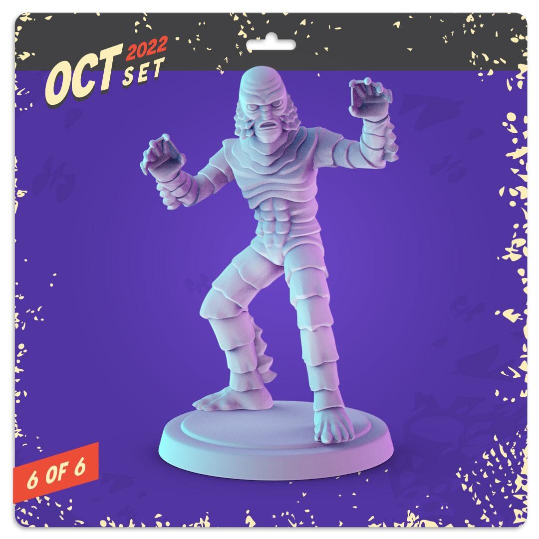 Creature From the Black Lagoon Horror Creature & Monster Miniatures ...