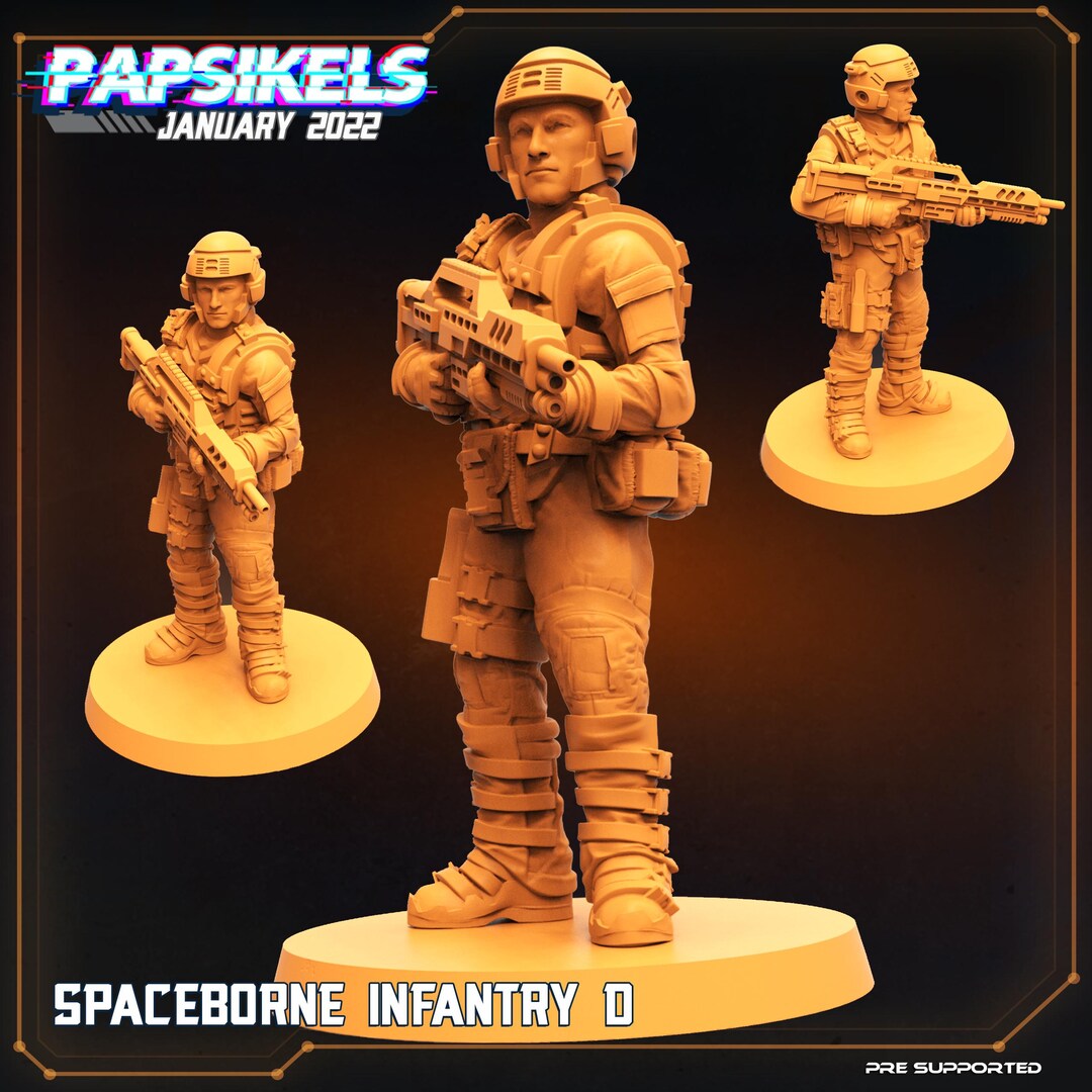 Alien Infantry D Starship Troopers Cadian Killteam -science Fiction ...