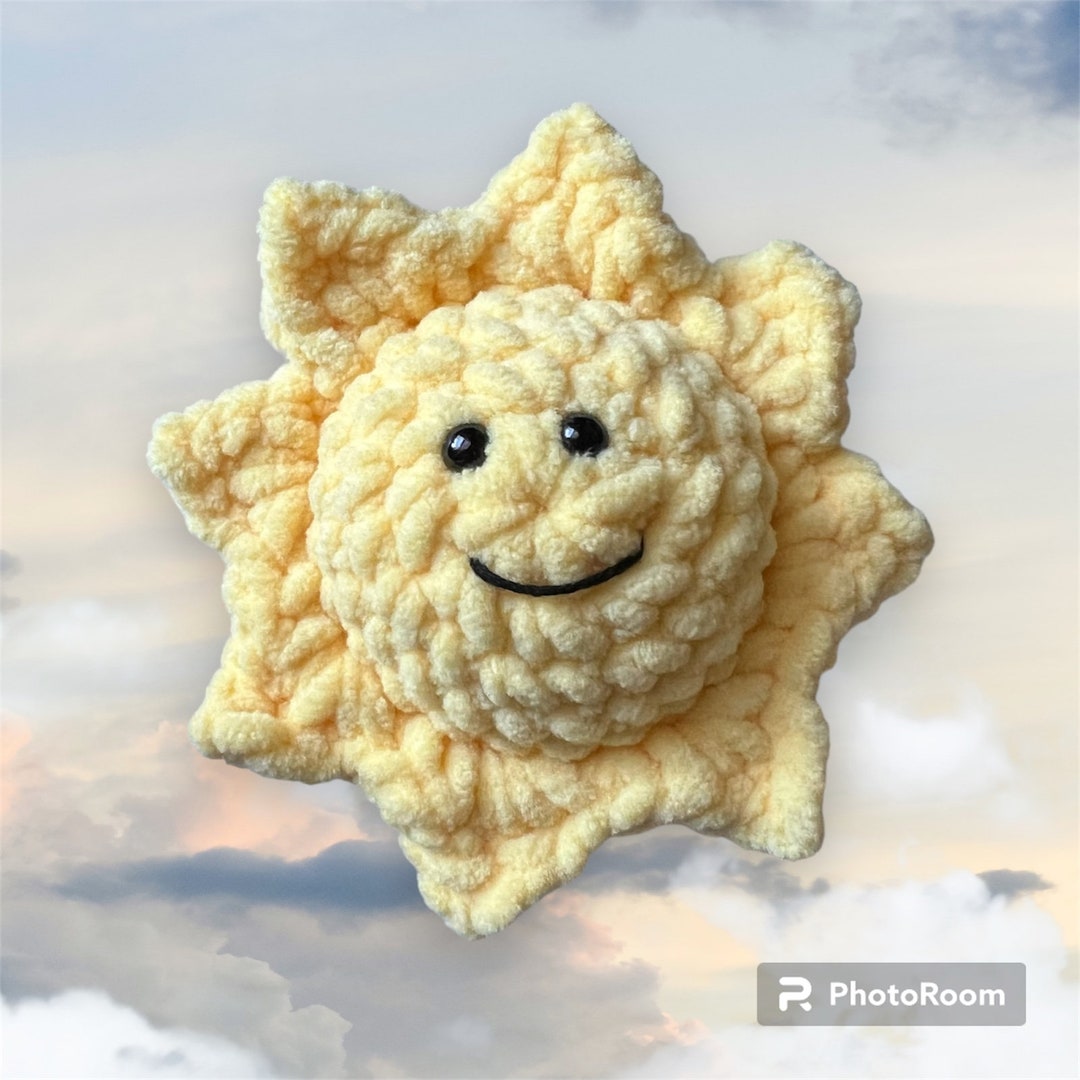 Pocket Full of Sunshine / Crochet Sun Mini Plushie - Etsy
