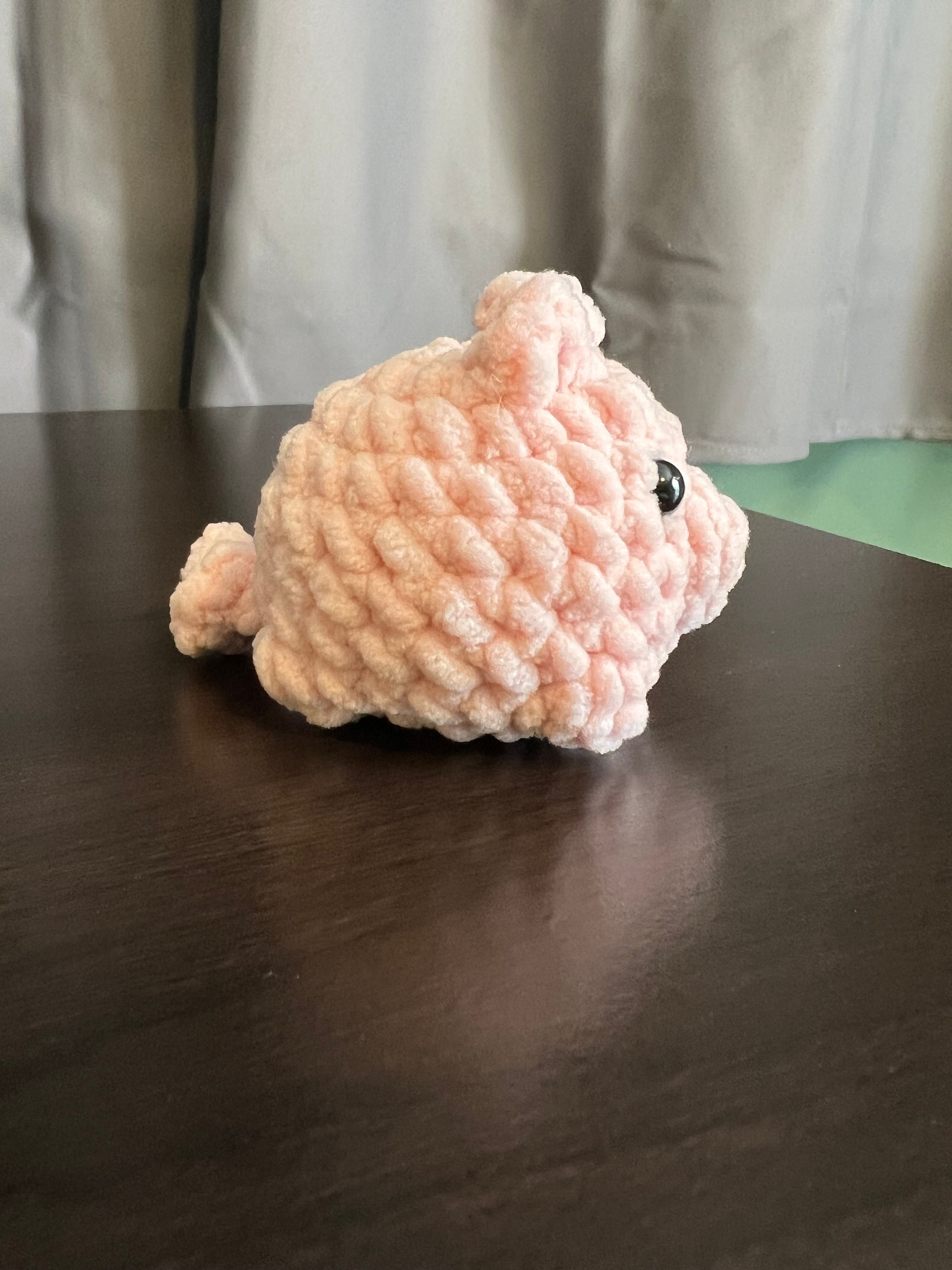 Pocket Pig / Crochet Pig Mini Plushie - Etsy