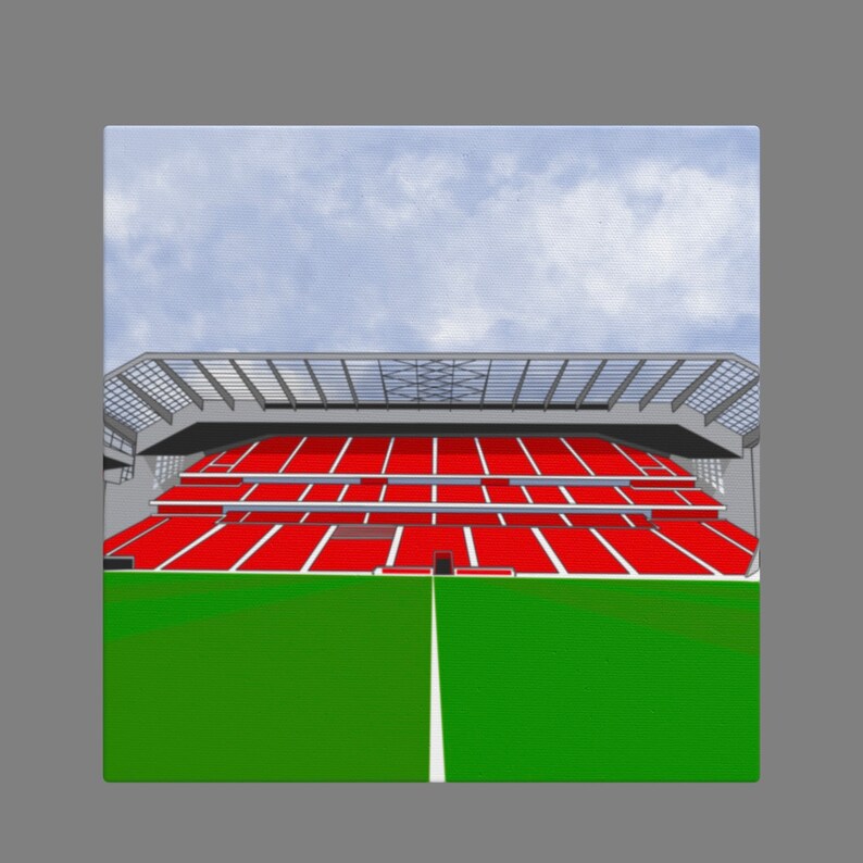 Anfield - Art Print - the Main Stand - Liverpool FC - Wall Decor ...