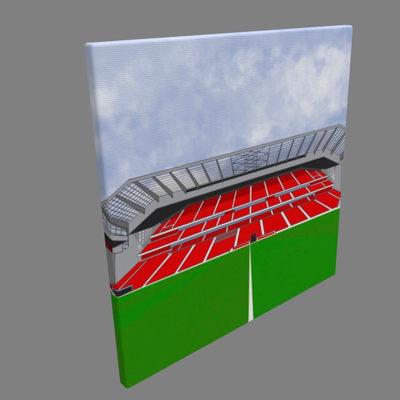 Anfield - Art Print - the Main Stand - Liverpool FC - Wall Decor ...