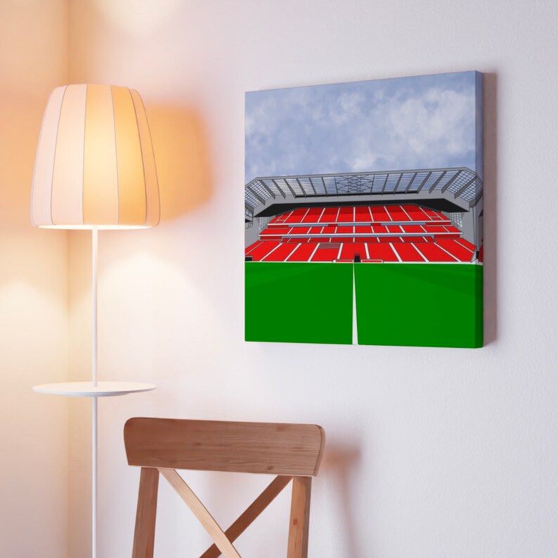Anfield - Art Print - the Main Stand - Liverpool FC - Wall Decor ...