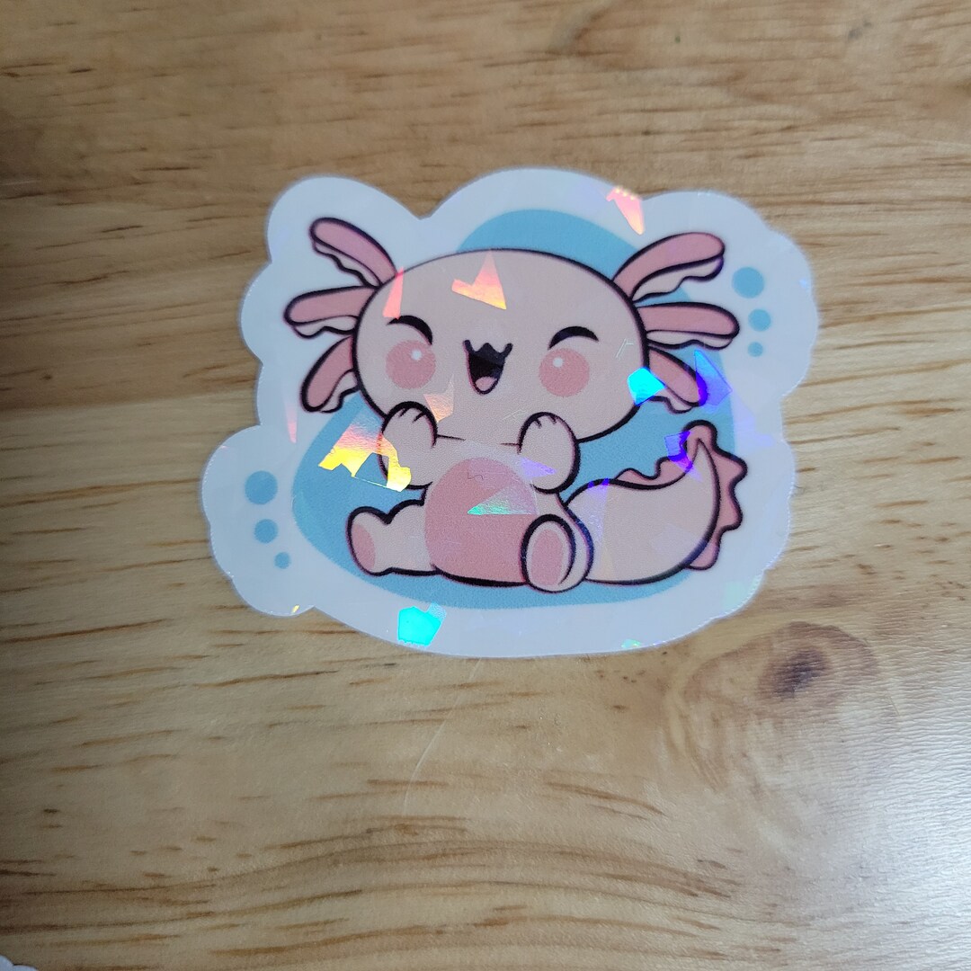 Axolotl Sticker Decals Waterproof 5 Pack - Etsy