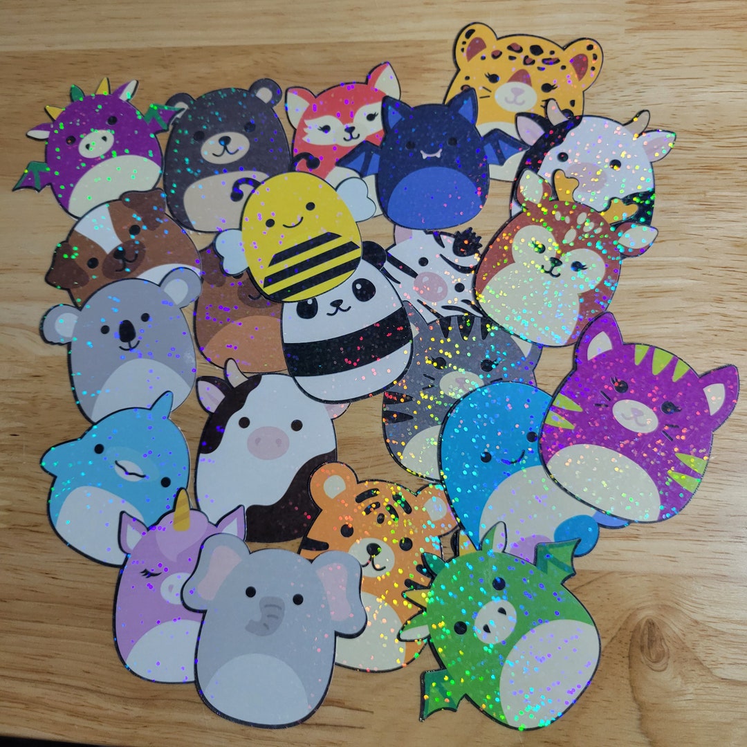 Squishy Stickers - Waterproof - Etsy