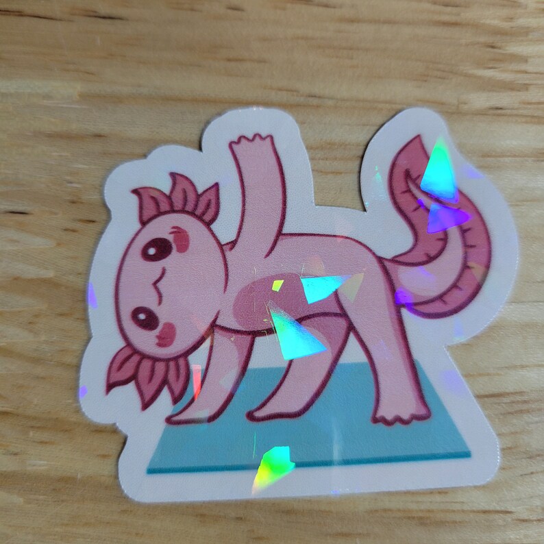 Axolotl Sticker Decals Waterproof 5 Pack - Etsy