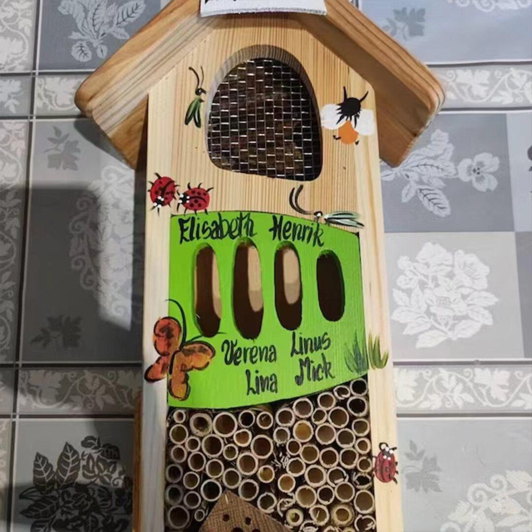 Personalized Insect Hotelcustom Insect Hotelweatherproof - Etsy