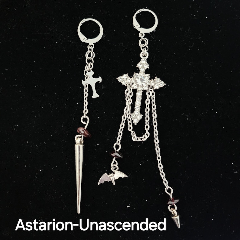 Baldurs Gate 3 Inspired Earrings Handmade Jewelry Crystal Necklaces ...