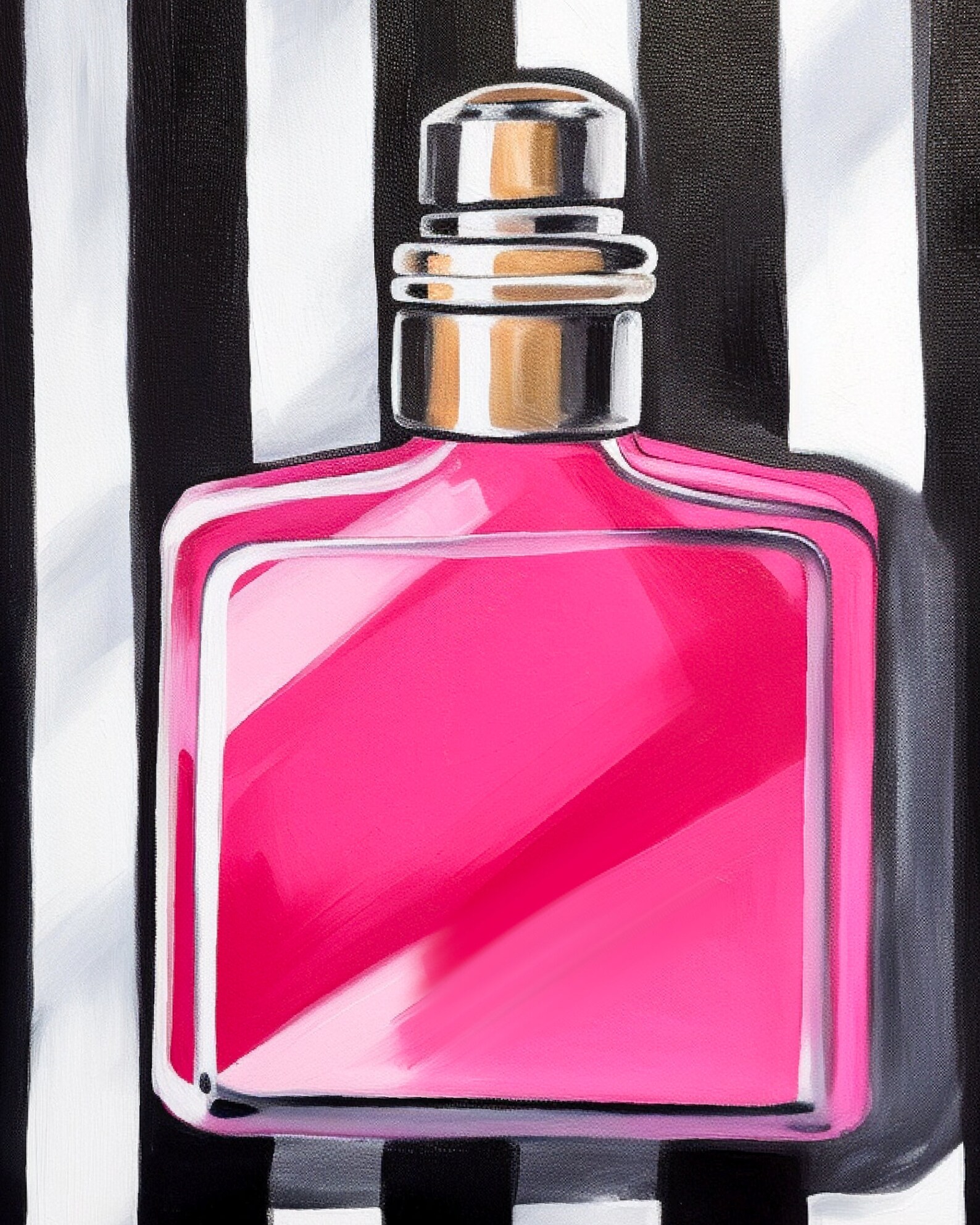 Perfume Bottle for the Prettiest Girl! DIY Paint Party Printable - Etsy