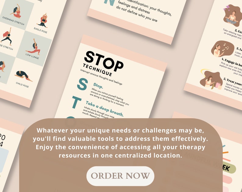 Therapist Bundle, Counseling Aid, Nervous System Regulation, PTSD ...