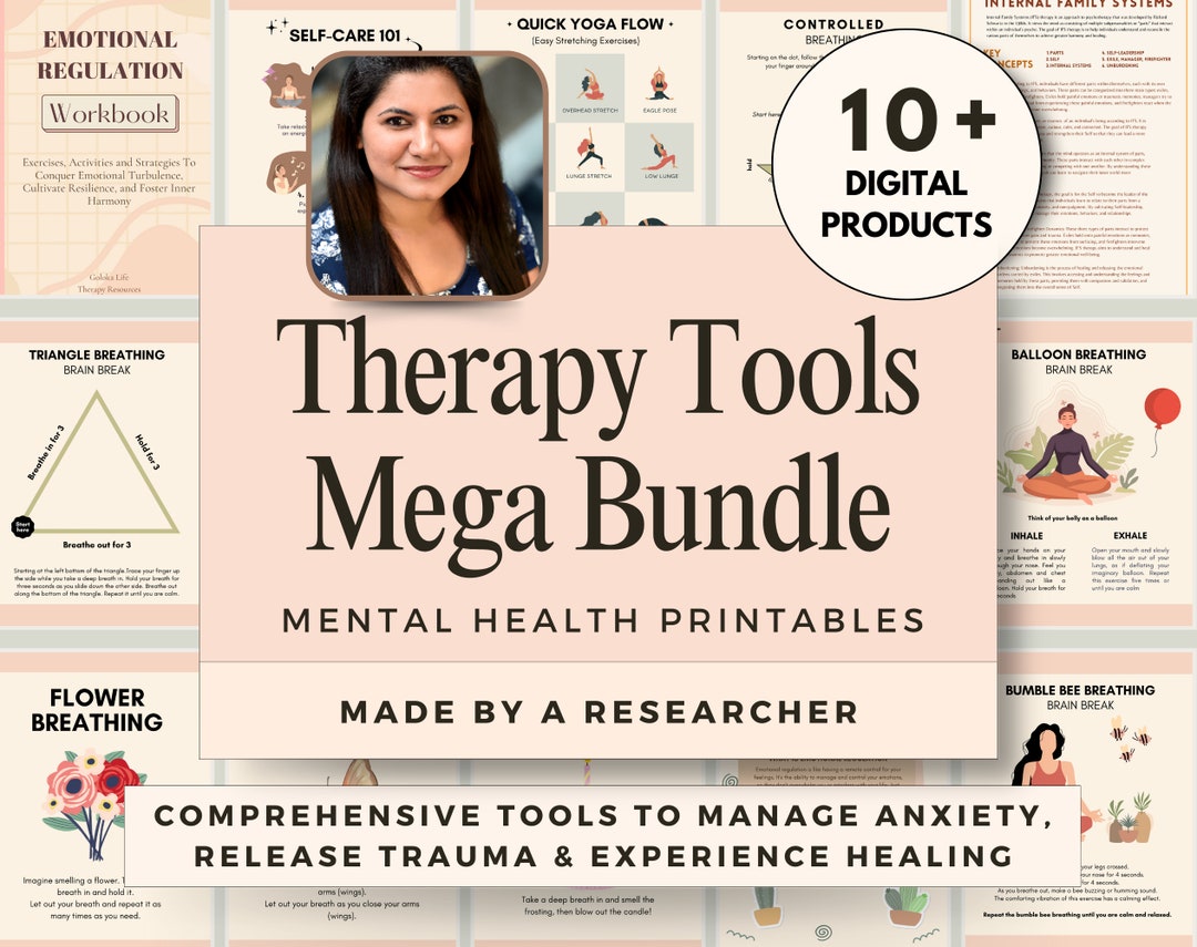 Therapist Bundle, Counseling Aid, Nervous System Regulation, PTSD ...