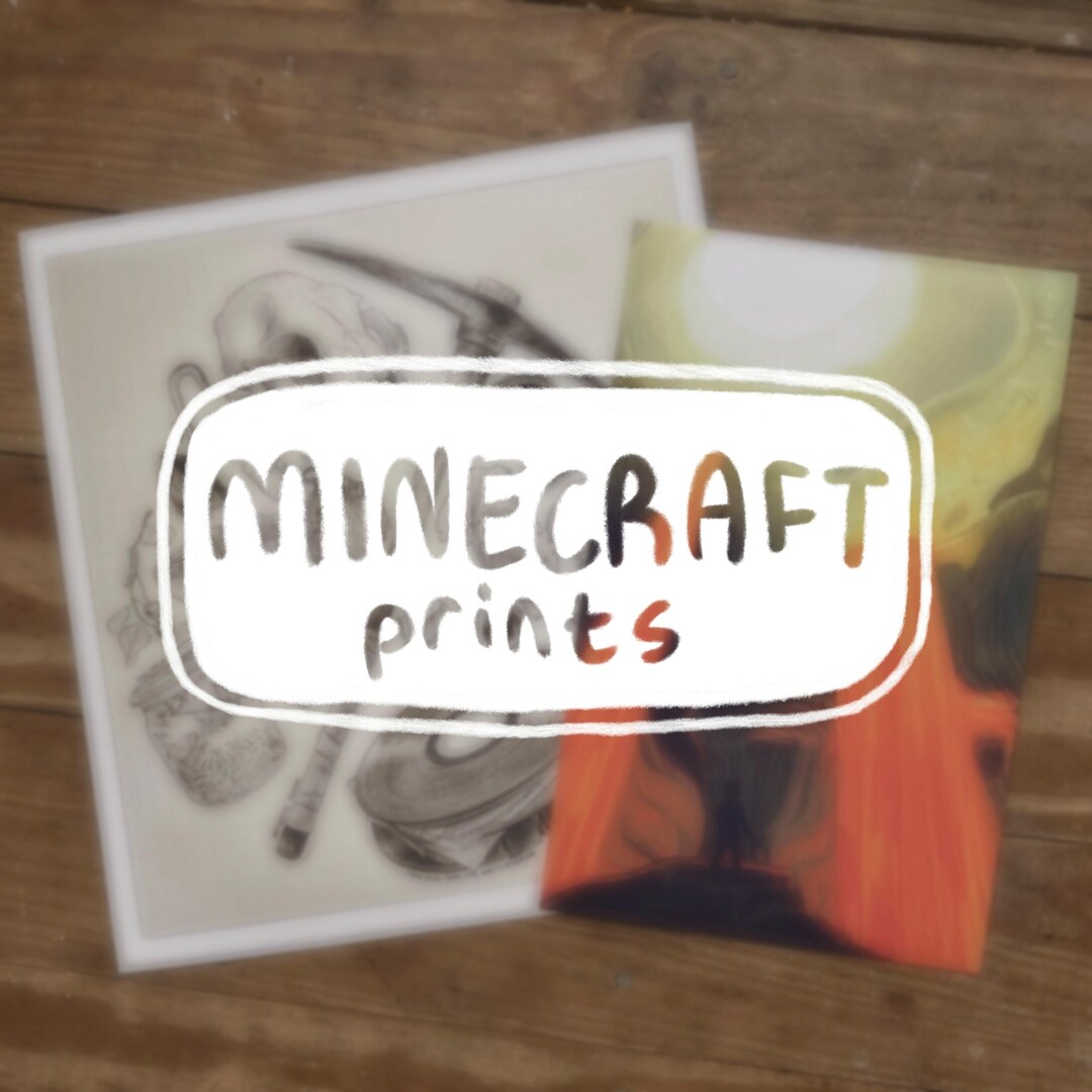 Minecraft Prints - Etsy