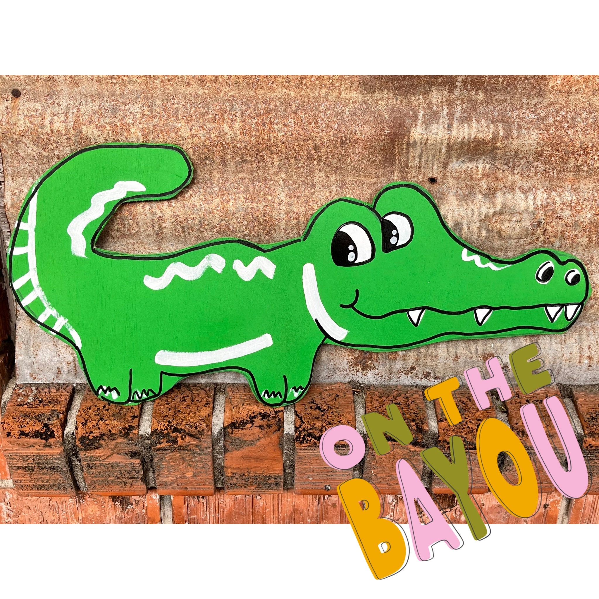 Alligator Door Hanger, Alligator Sign, Alligator Decor, Gator Door ...