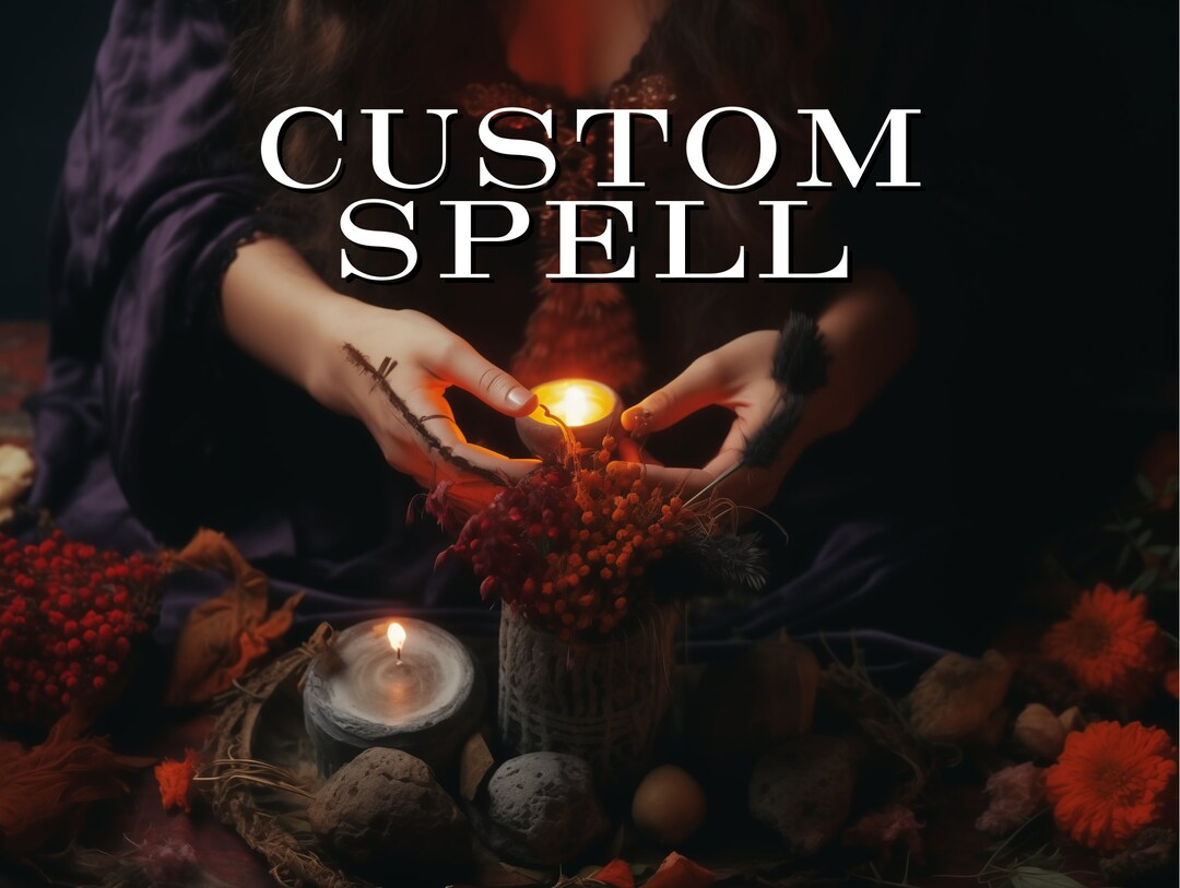 Custom Spell, Custom Spell Casting, Personalized Ritual, Custom Magic ...
