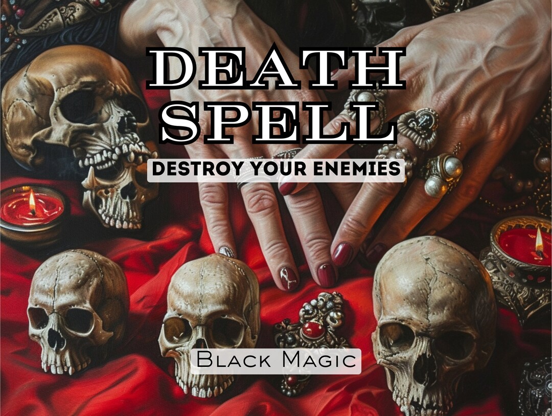 Destroy Your Enemies Spell, Powerful Death Spell - Etsy