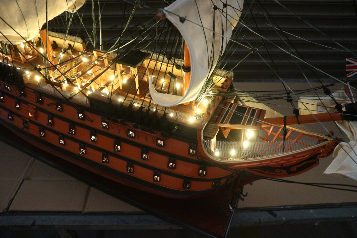 HMS Victory Ship Model 1765 With Lights, Special Edition, HMS Victory ...