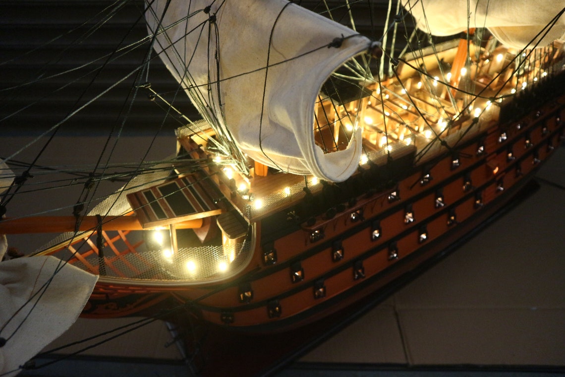 HMS Victory Ship Model 1765 With Lights, Special Edition, HMS Victory ...