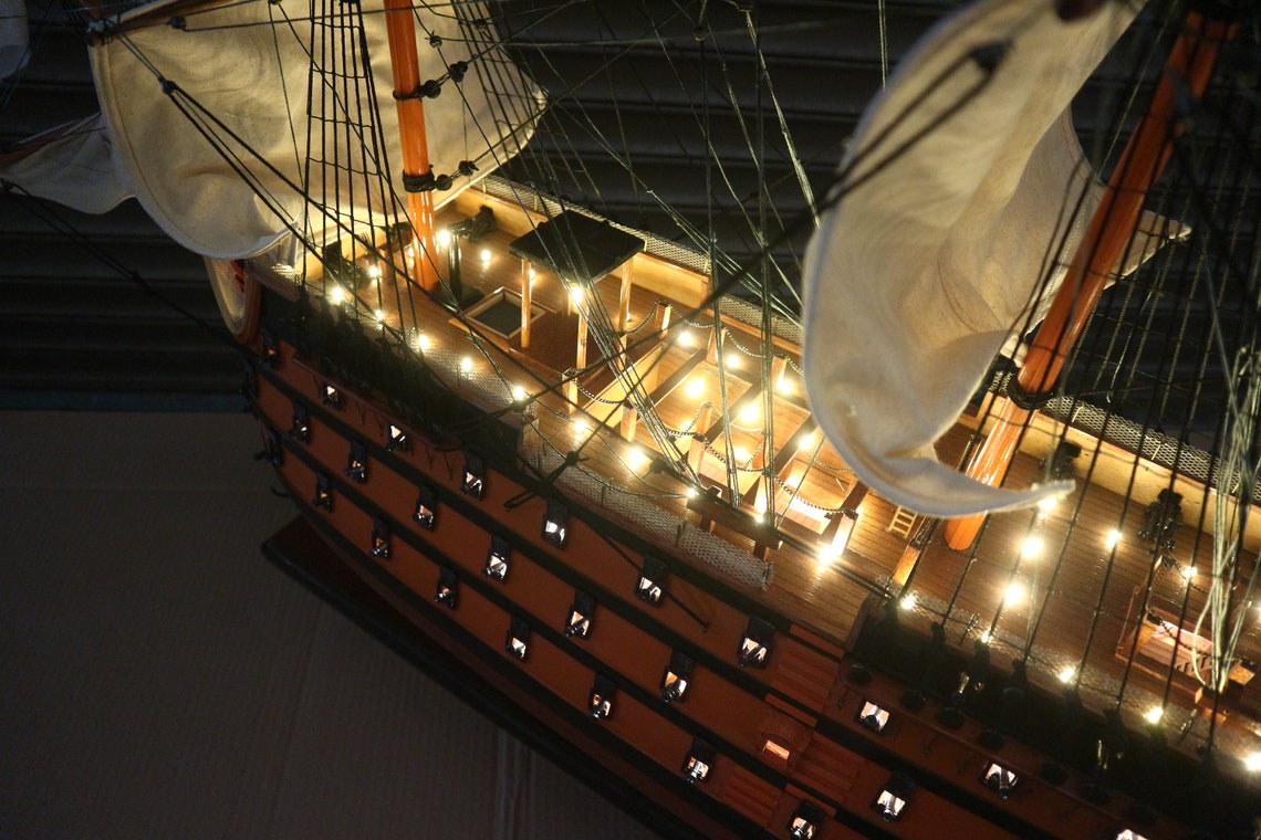 HMS Victory Ship Model 1765 With Lights, Special Edition, HMS Victory ...