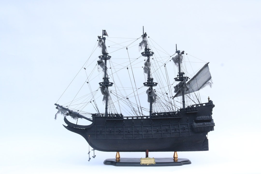 Flying Dutchman Ghost Ship Model, Wooden Ship Model, Tall Ship Model ...