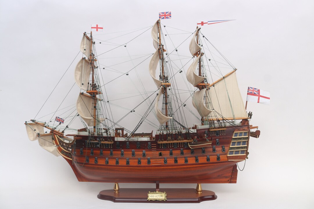 HMS Victory Ship Model 1765 HMS Victory Model British Ship - Etsy Portugal