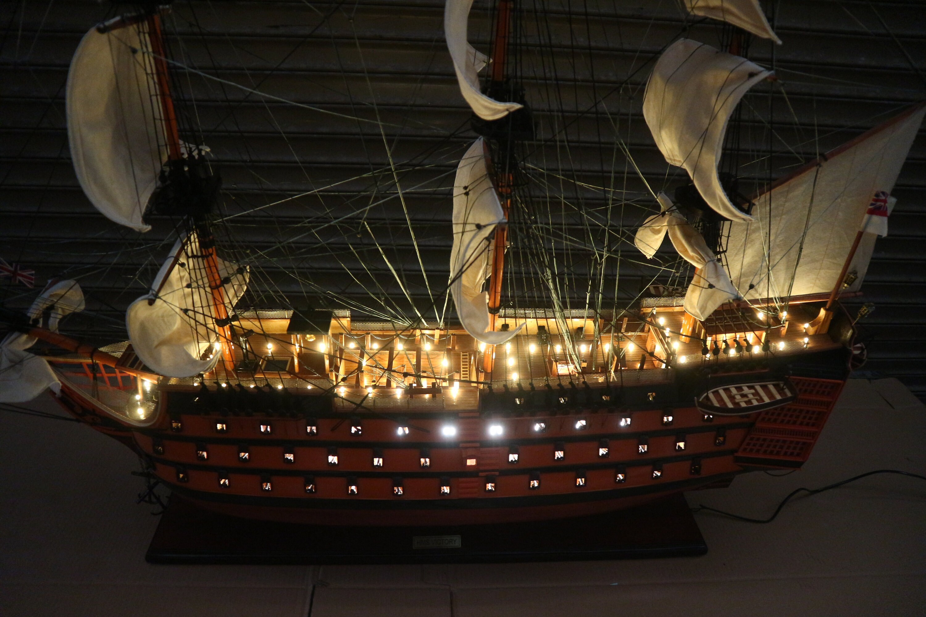HMS Victory Ship Model 1765 With Lights, Special Edition, HMS Victory ...