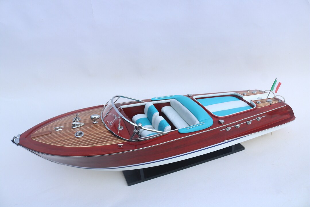 Riva Aquarama Lamborghini Speed Boat Handmade Wooden Boat - Etsy