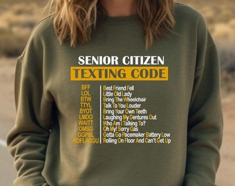 Sarcastic Senior Citizen Shirt,funny Grandparents T-shirt,senior ...