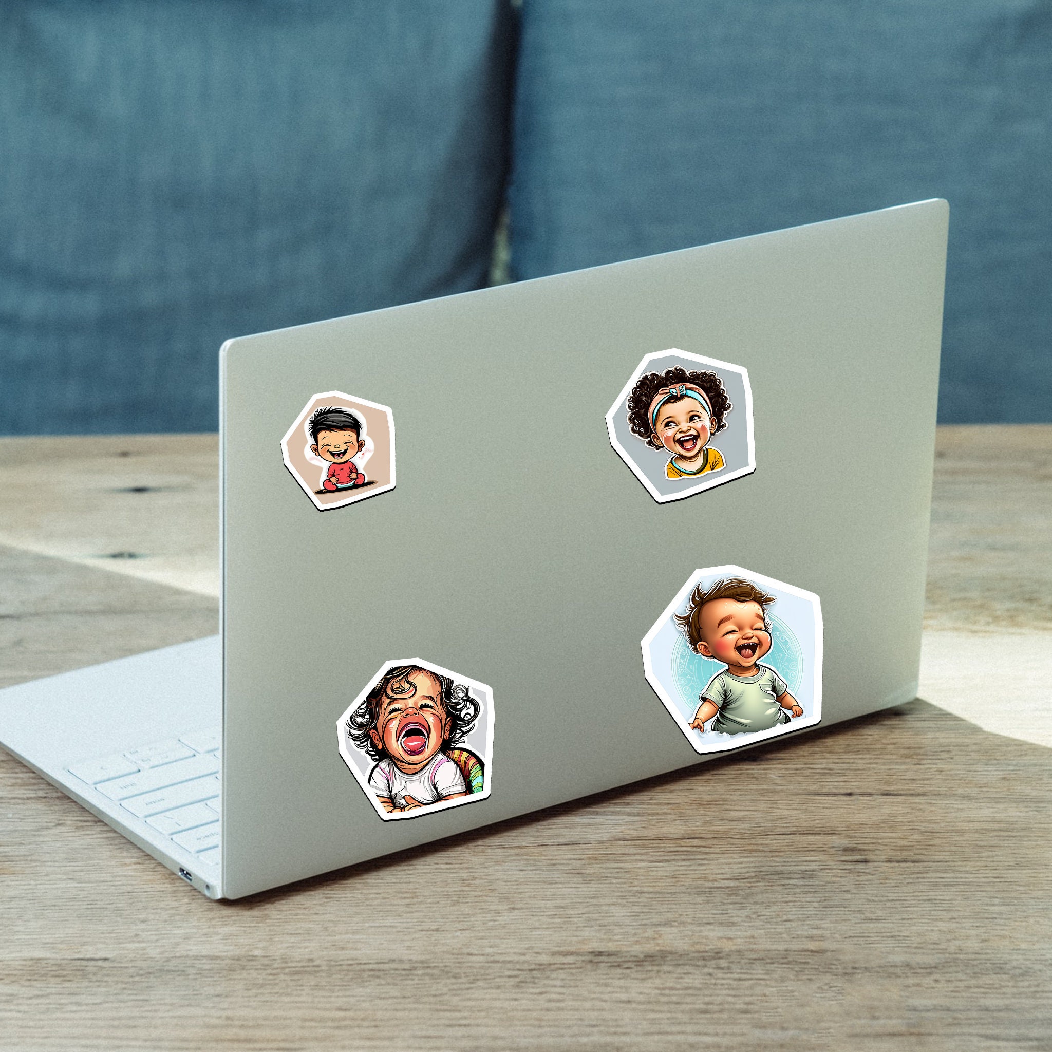 PRINT & CUT Sticker, Sticker Sheet Template, PDF, Cute Babies, for ...