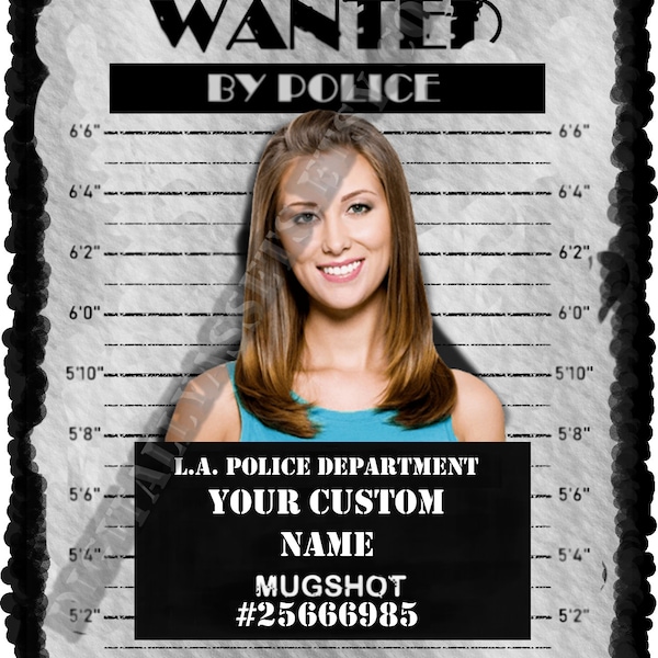 Mugshot Backdrop - Etsy