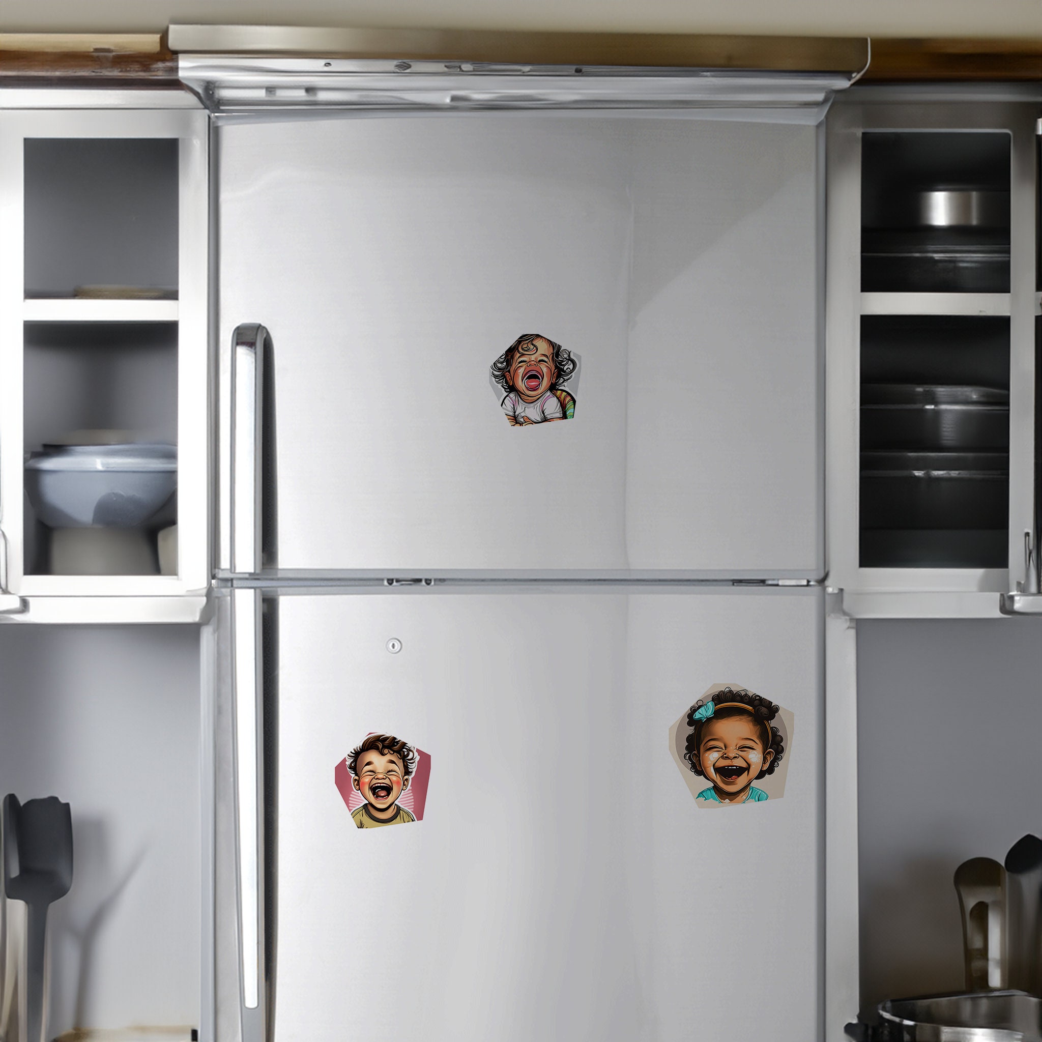 PRINT & CUT Sticker, Sticker Sheet Template, PDF, Cute Babies, for ...