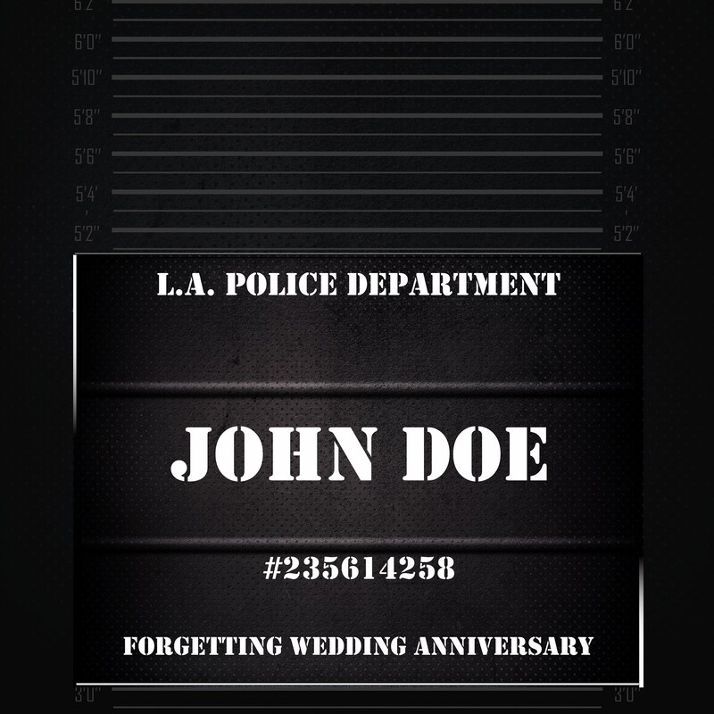 Mugshot Board - Etsy