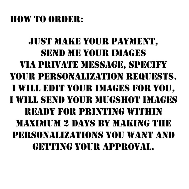 Mugshot Backdrop and Mugshot Sign,image & Text Personalized ...